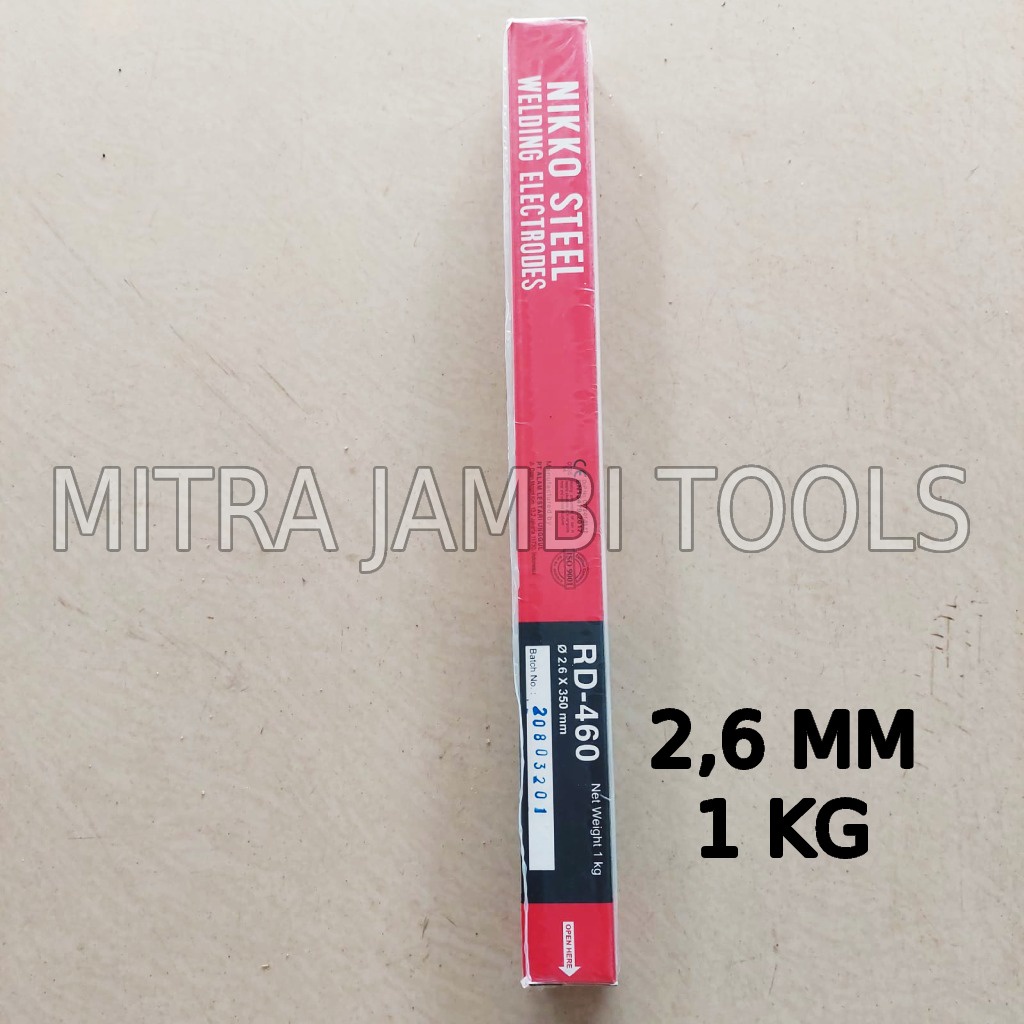 Jual KAWAT LAS RD 460 2,6 MM 1 KG 350 MM / NIKKO STEEL WELDING ...