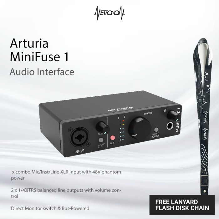 Jual ARTURIA MiniFuse 1 / Mini Fuse1 Audio Interface | Shopee Indonesia
