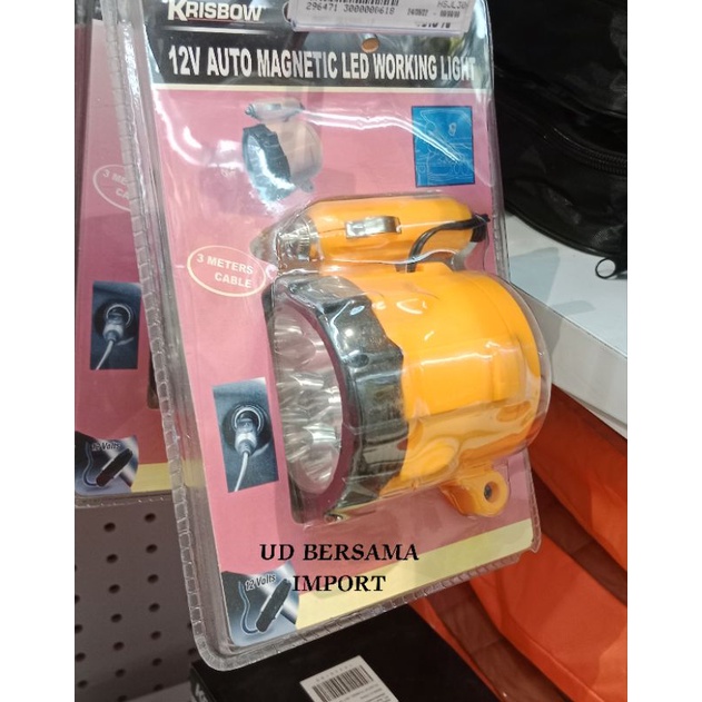 Jual KRISBOW Senter Kerja Magnetik/Lampu Kerja Mobil/Working Light ...