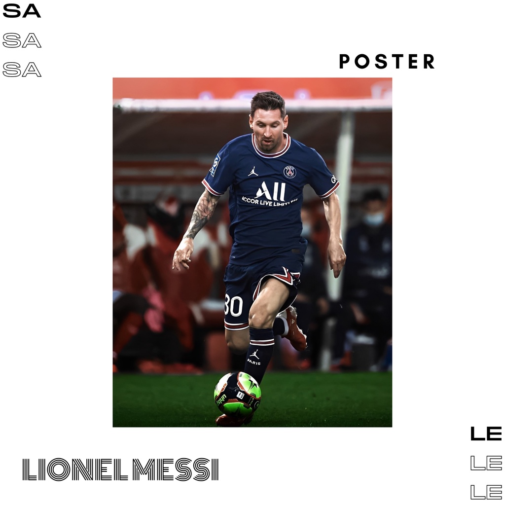 Jual POSTER DINDING MESSI IN PSG - Ukuran A3/A4 (Bisa Custom Gambar ...