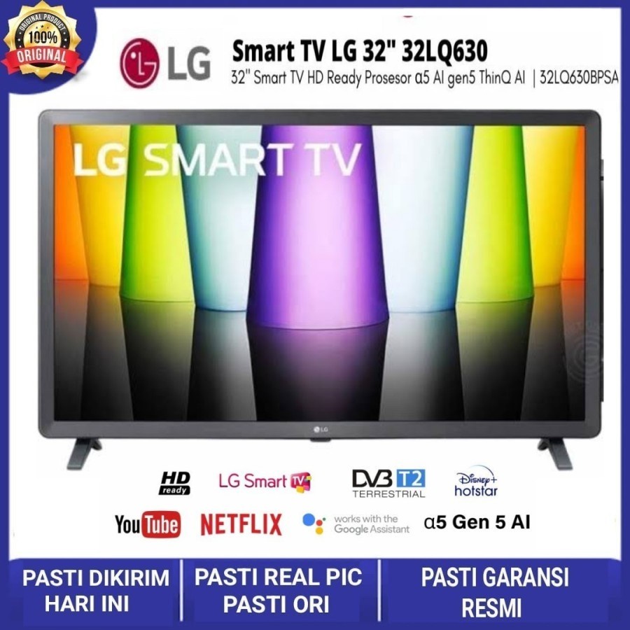 Jual LG 32LQ630 HD SMART TV w/ AI Processor Gen5 32 Inch 32LQ630BPSA ...