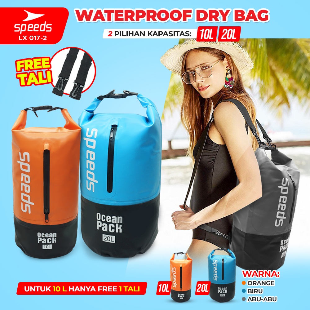 Jual SPEEDS Ransel Apung Portabel Tas Pelampung Waterproof Dry Bag Ocean Pack Tas Anti Air ...