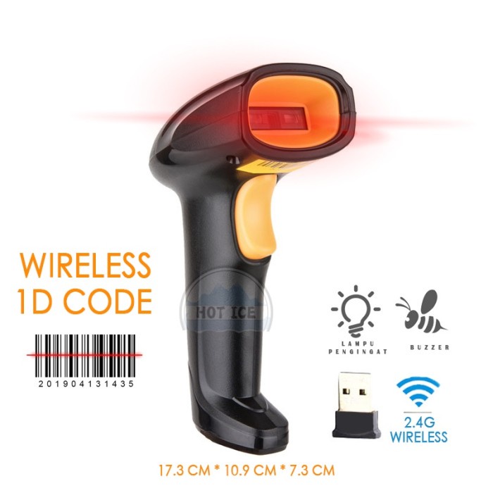 Jual Scanner Barcode Scanner Wireless 2D Qr Code Radall With Storage ...