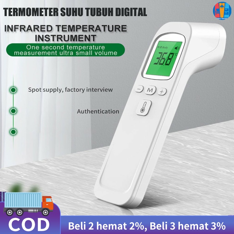 Jual Termometer Suhu Tubuh Digital Termometer Inframerah Infrared Termometer Suhu Badan ...