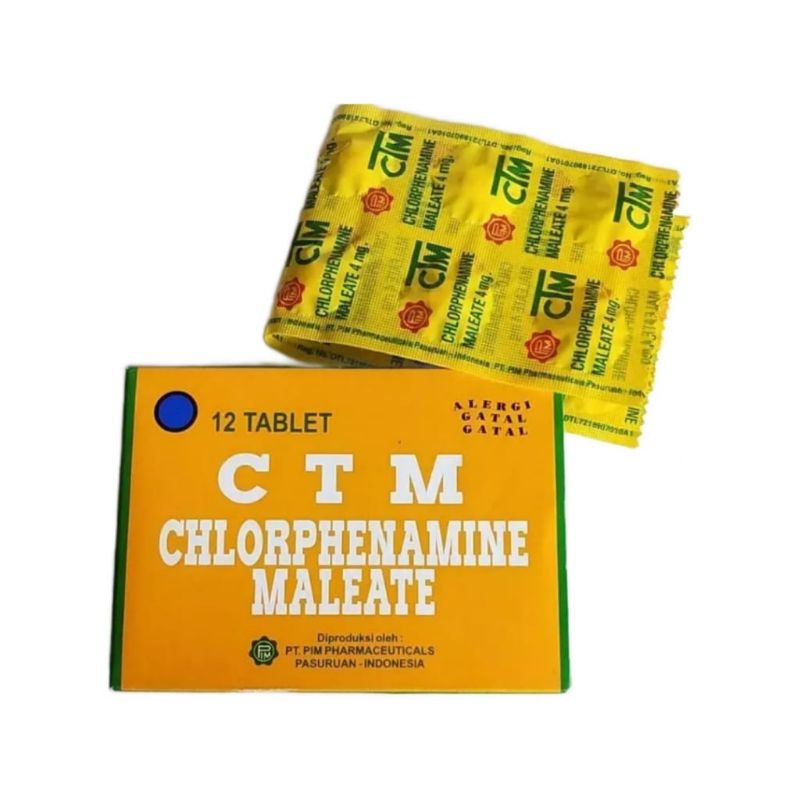 Jual CTM - obat anti alergi (1 strip - 12 tablet) | Shopee Indonesia