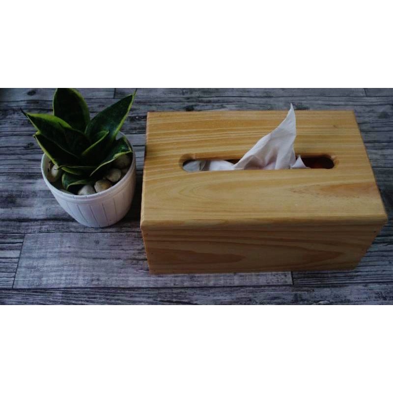 Jual Box Tisu /Tempat Tisu kayu/wooden Tissue (2513 8,5) | Shopee Indonesia