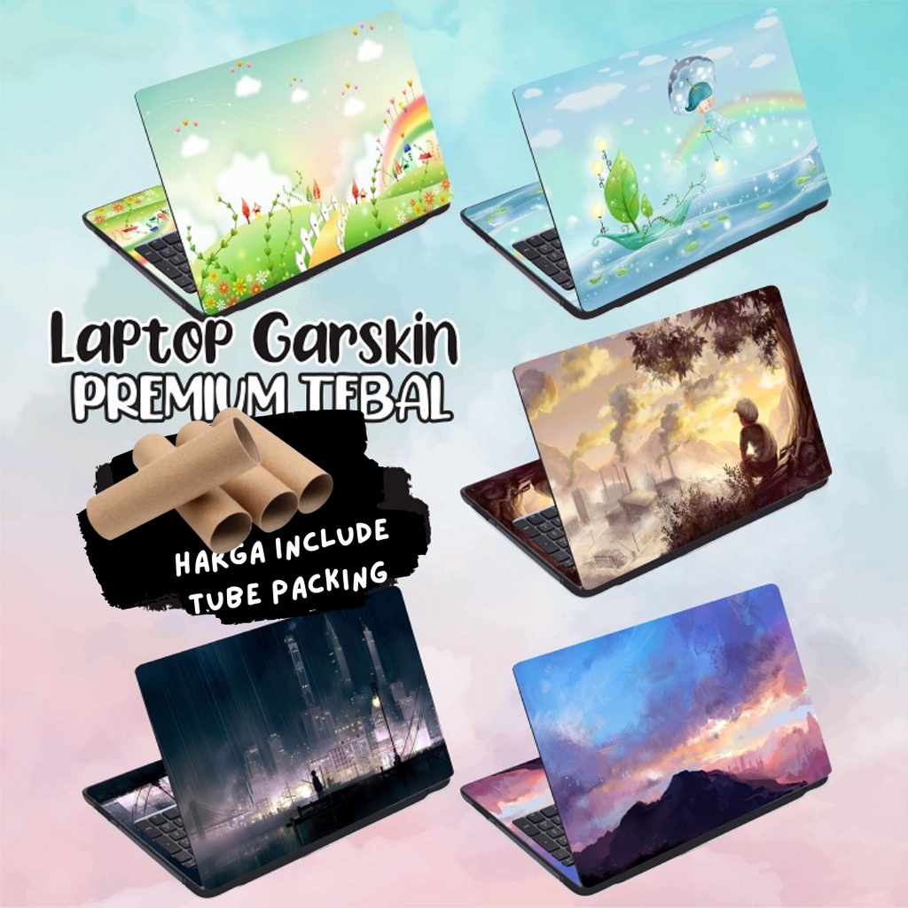Jual Garskin Laptop Anti Gores Watercolor Painted Lukisan Premium Full ...