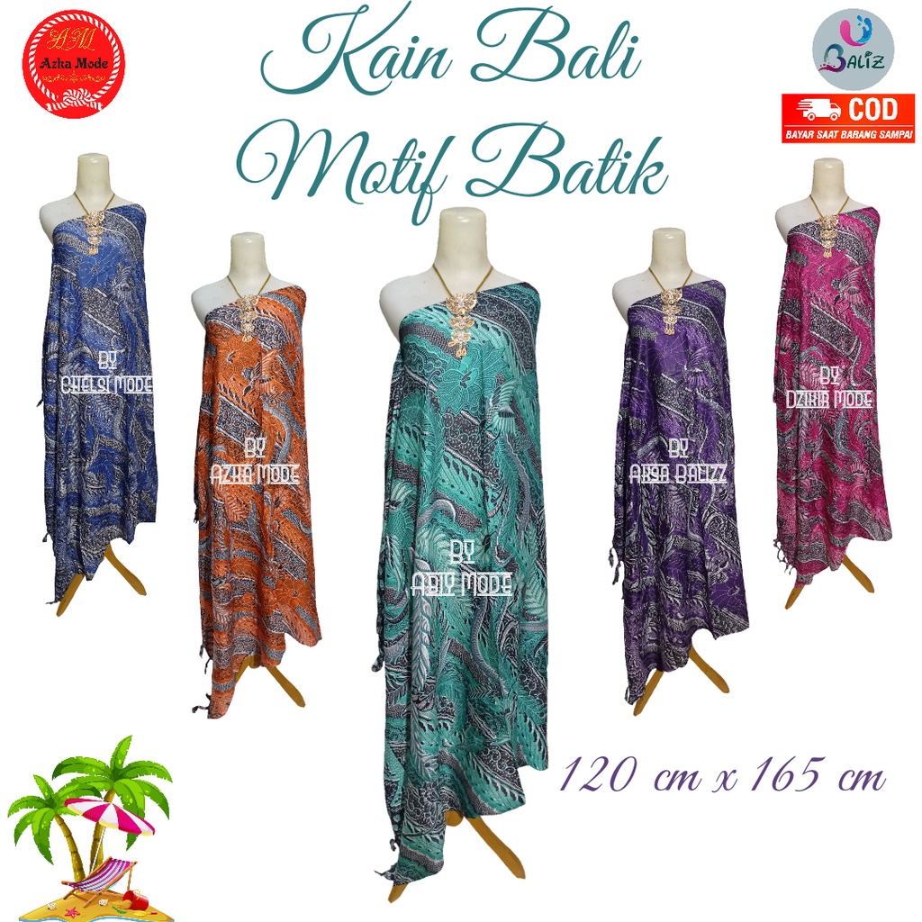 Jual Kain Pantai Kain Bali Pantai Kain Bali Motif New Batik Standar ...