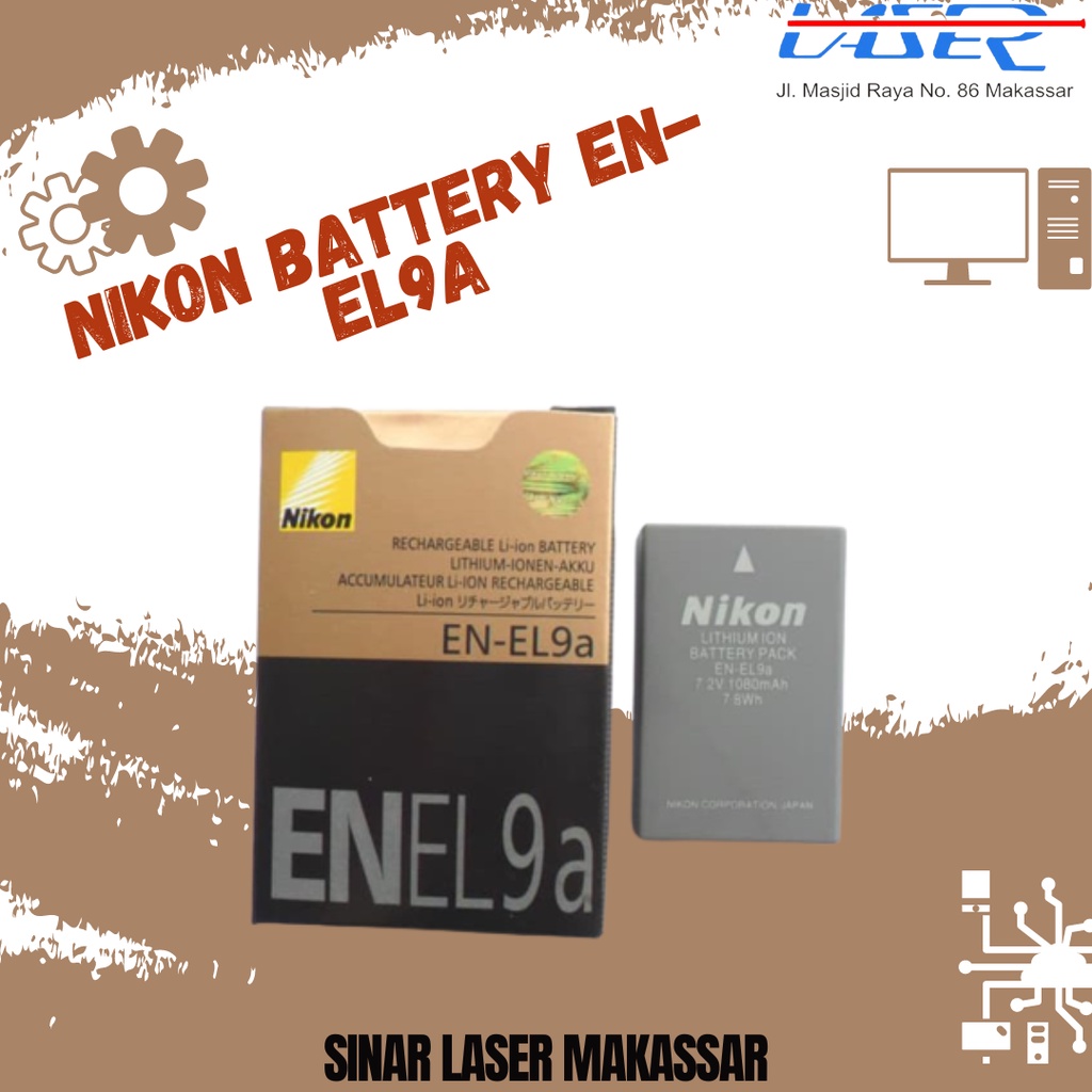 Jual BATTERY NIKON EN-EL9 / BATERAI KAMERA NIKON | Shopee Indonesia