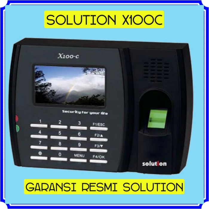 Jual Absensi Solution X100C Fingerprint - Mesin Absensi | Shopee Indonesia
