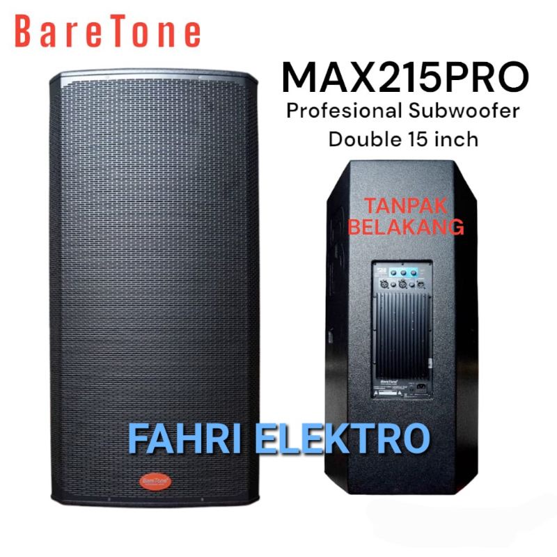 Jual Speaker Aktif 15 Inch Baretone Max215pro Double Profesional Audio