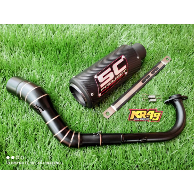Jual KNALPOT RACING SC PROJECT BEAT SCOPY MIO VARIO NMAX PCX AEROX ALL ...