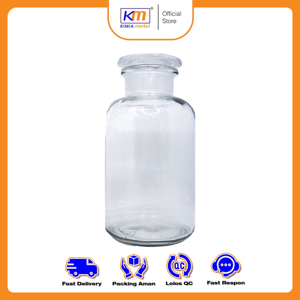 Jual Botol reagen bening atau botol pereaksi steril laboratorium 1000 ...
