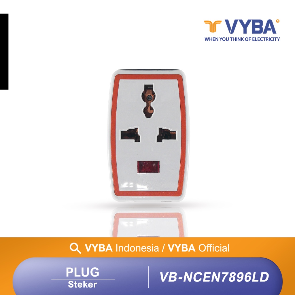 Jual Steker / Colokan T Multi Serbaguna / Universal + Lampu Indikator ...