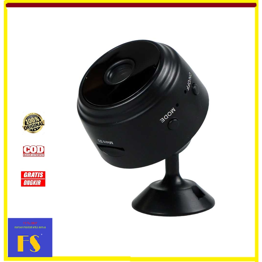 Jual CCTV Mini WiFi Dengan Baterai 300 mAh Angle Kamera | Shopee Indonesia