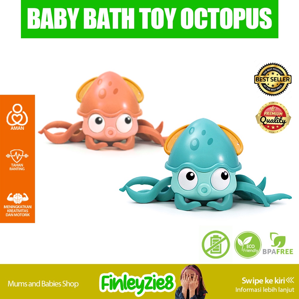 Jual Mainan Mandi Anak / Mainan Mandi Bayi / Mainan Mandi Octopus ...