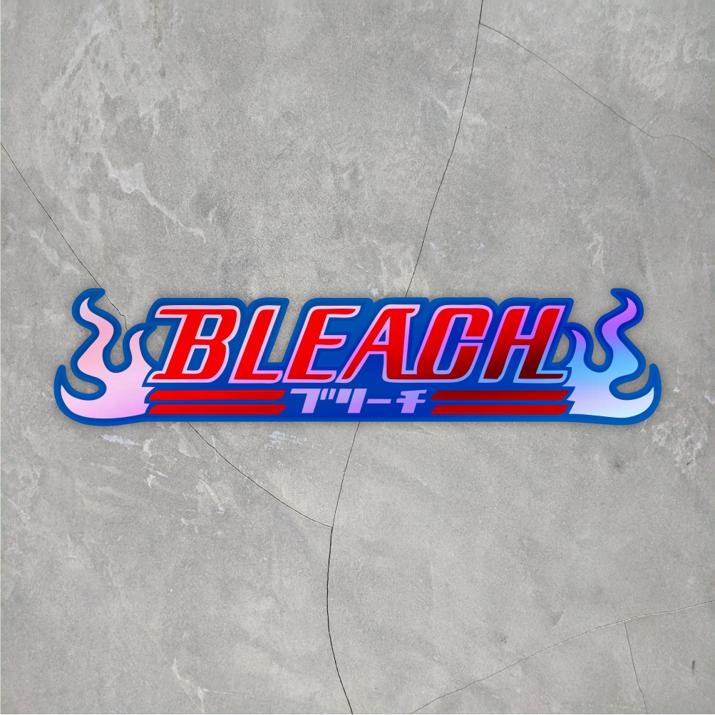 Jual Sticker Anime Bleach Hologram Sticker case Hp & Laptop ukuran 9,5 ...