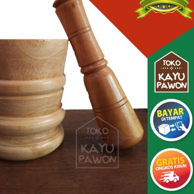 Jual Terbaru LUMPANG KAYU ALAT TUMBUK TRADISIONAL ALAT TUMBUK SERBAGUNA ...