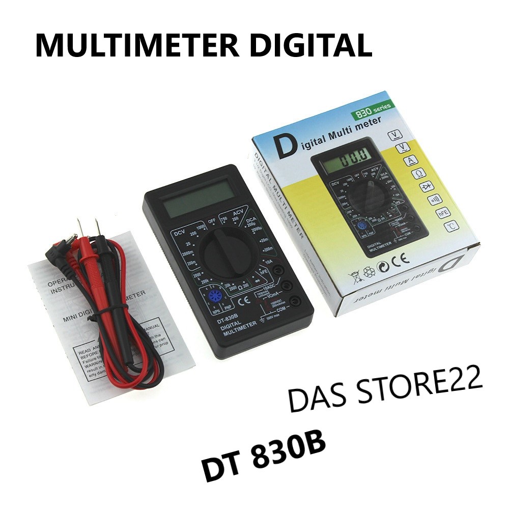 Jual Multimeter DT830B DT830-B/ Avo Meter / Multitester / Avometer ...