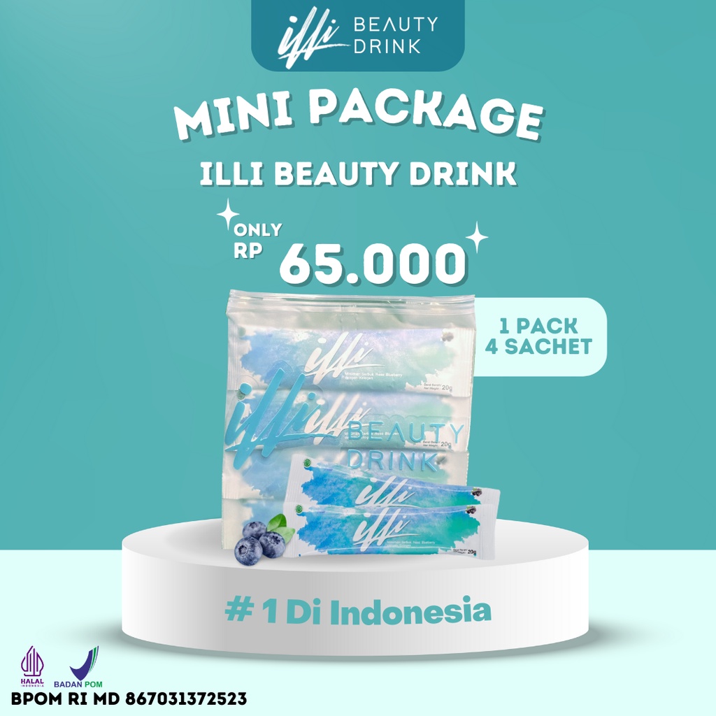 Jual iLLi Beauty Drink 4 Sachet | Shopee Indonesia