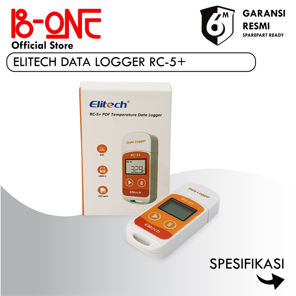 Jual Elitech RC-5+ PDF Temperature Data Logger | Shopee Indonesia