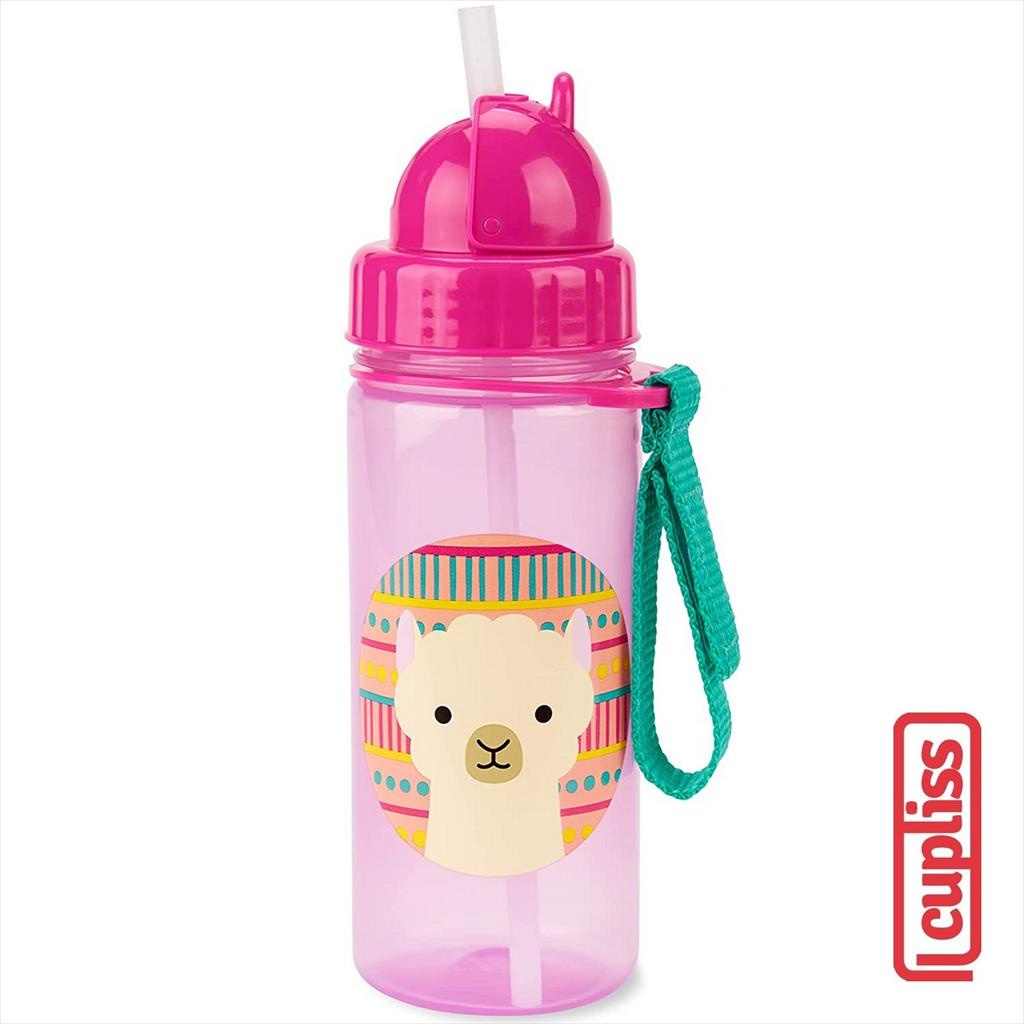 Jual Skip Hop Original Zoo Flip Straw Bottle 385 567210 Llama Botol ...