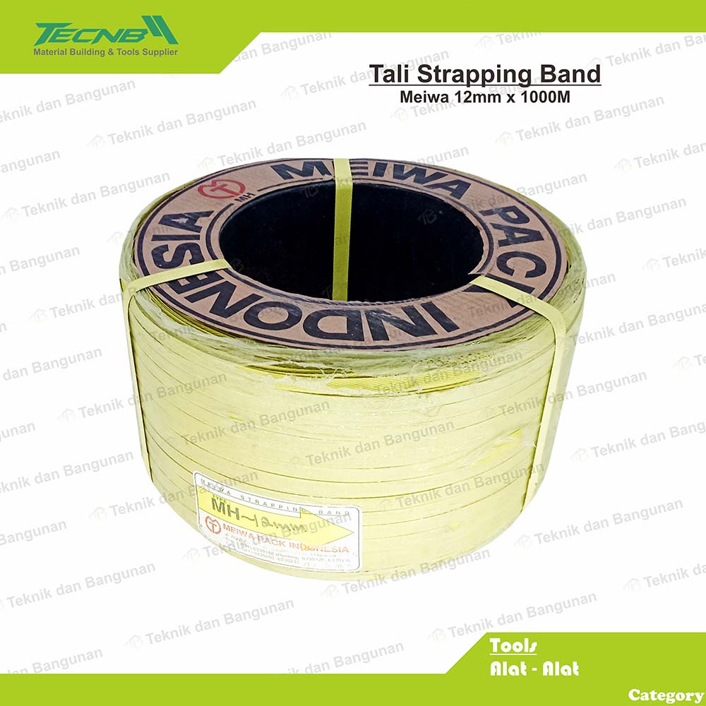 Jual Tali Strapping Band / Tali Packing Meiwa 12mm x 1000M | Shopee ...