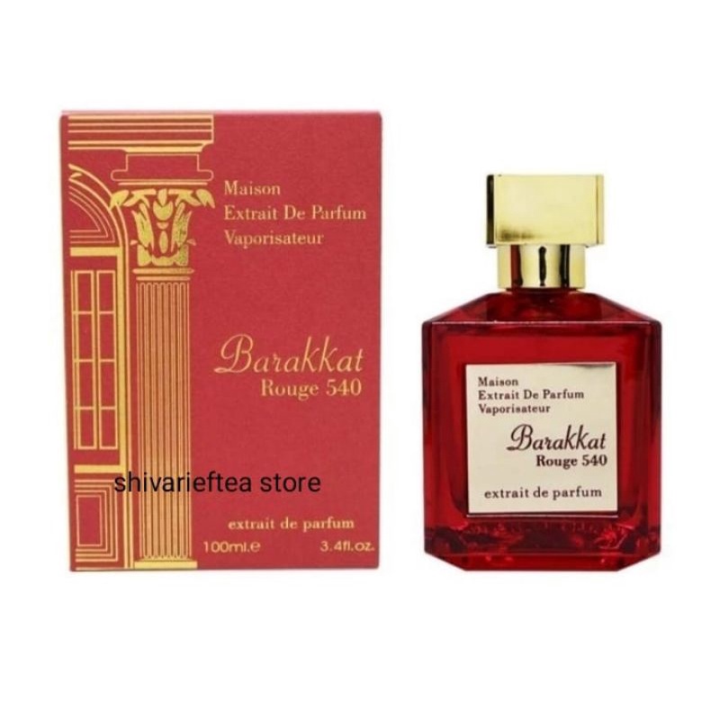Jual Fragrance World Barrakat Rouge 540 Extrait De 100ml | Shopee Indonesia