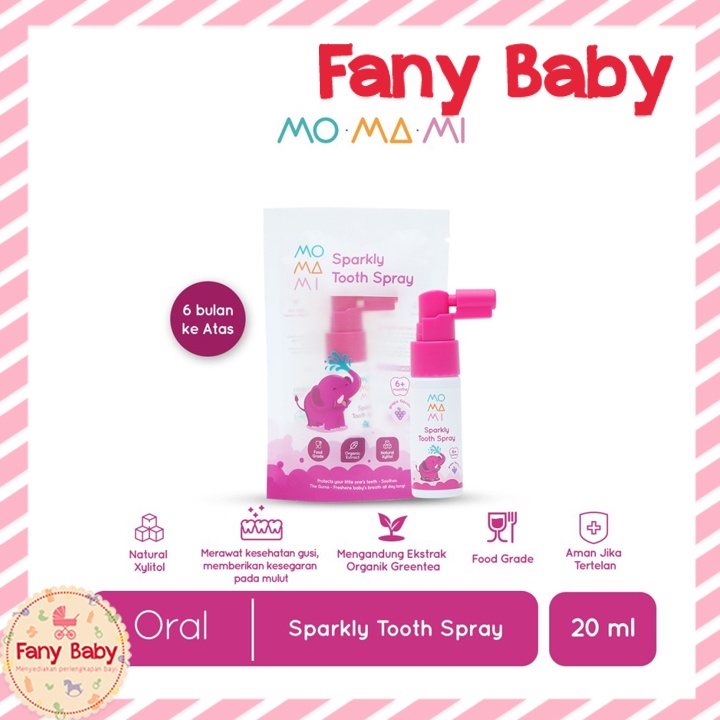 Jual MOMAMI SPARKLY TOOTH SPRAY 20ML | Shopee Indonesia