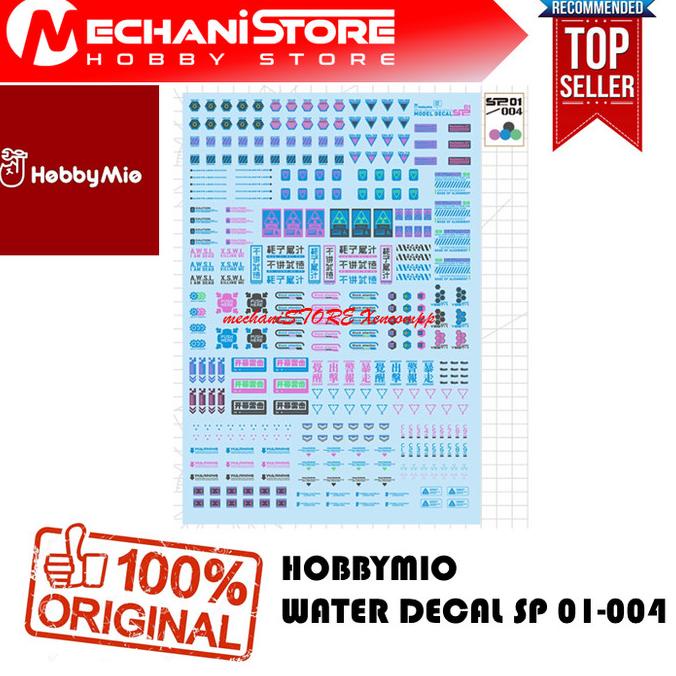 Jual Hobby Mio Water Decal Caution Vol Sp01004 Hobbymio Decal Gundam ...