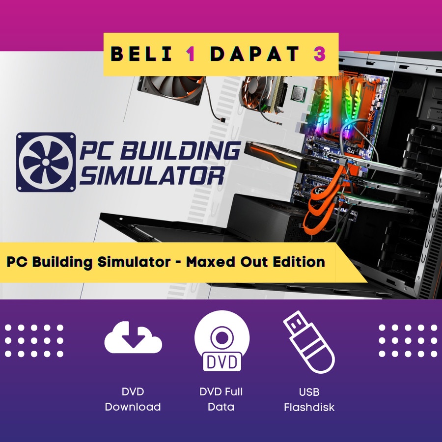 Jual PC Building Simulator - Maxed Out Edition | Game PC Original ...