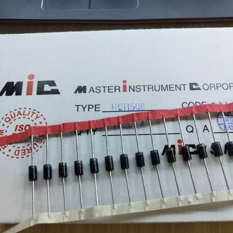 Jual Harga per 1 pcs , DIODA ULTRAFAST 5A HER508 ORIGINAL MIC RENTENG ...