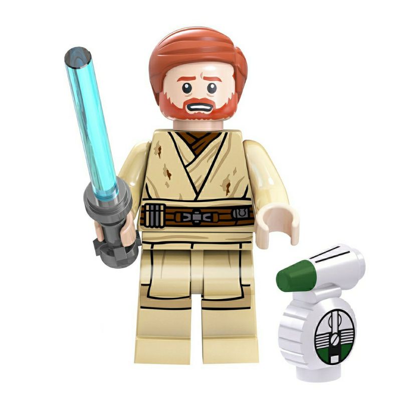 Jual Mainan Balok Minifigure Obi Wan Kenobi | Master Obi-Wan | D-O ...