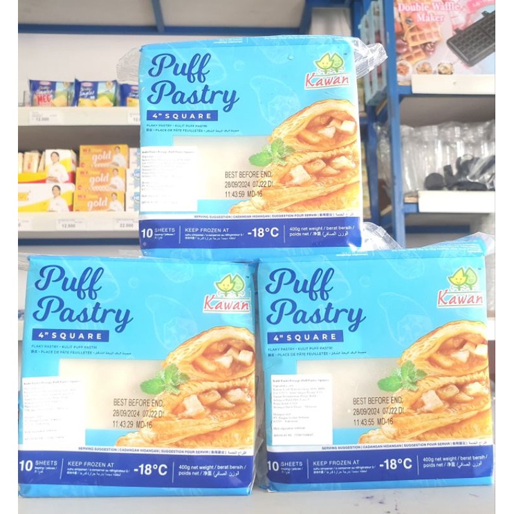 Jual Kawan Puff Pastry Square / Puff Pastry Kawan / Kulit Zuppa Soup ...