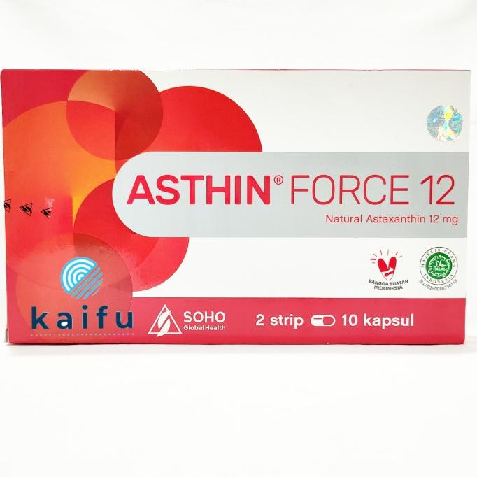 Jual Asthin Force 12mg - 1 Box Isi 20 Ashtin Kapsul Antioksidan ...