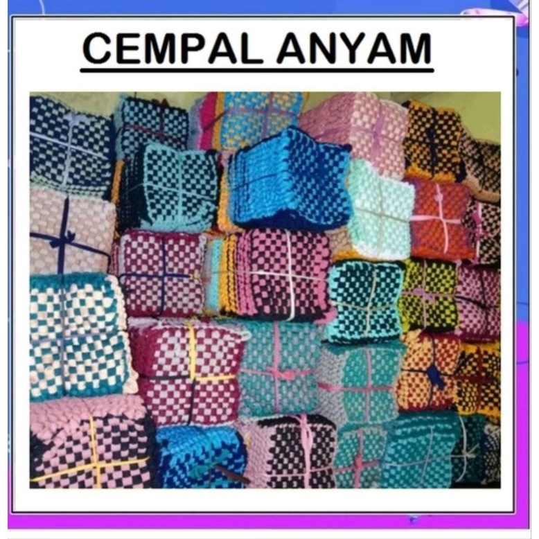 Jual CEMPAL ANYAM ANTI PANAS/LAP TANGAN PANCI/LAP SERBAGUNA | Shopee ...