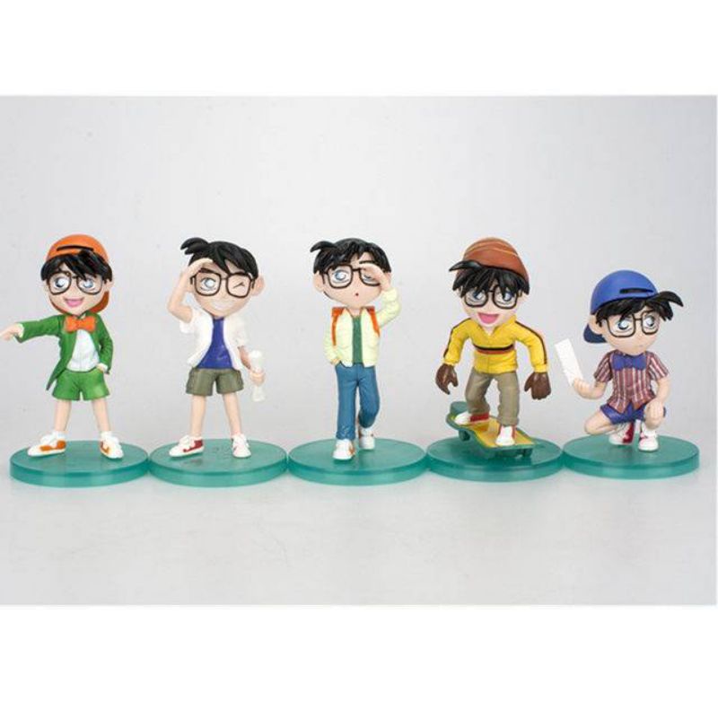 Jual Actiom figure / Mainan miniatur detective conan set isi 5 kaito ...