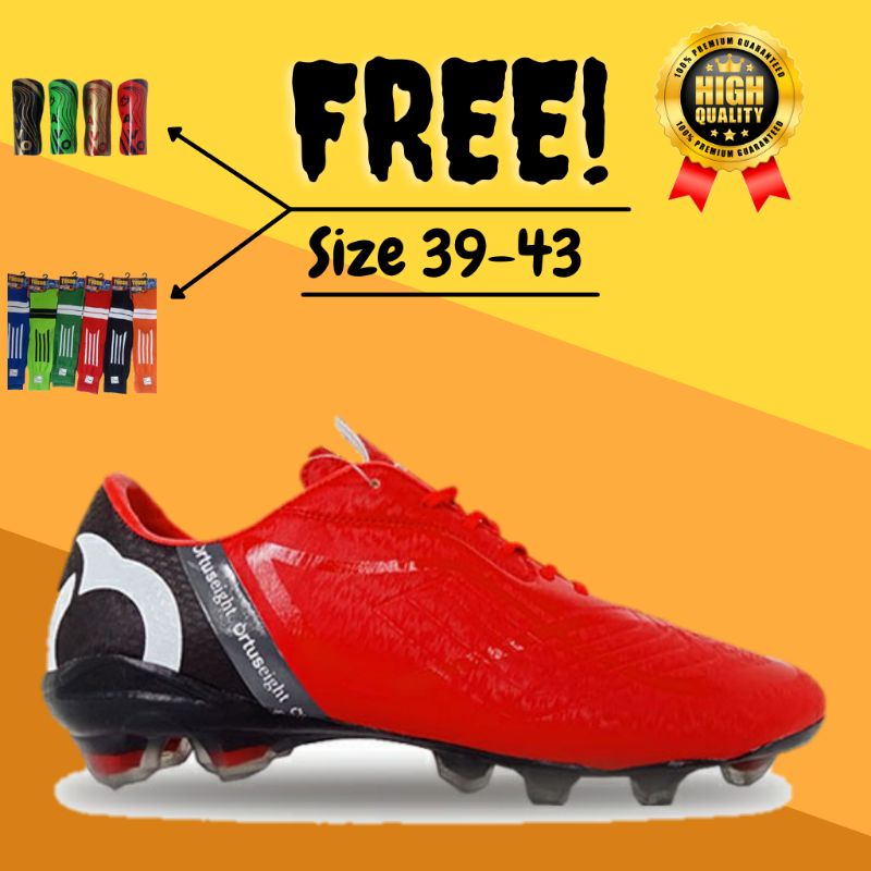 Jual Sepatu Bola Ortuseight EXTEND FG Pro In Silver Ortred White ...