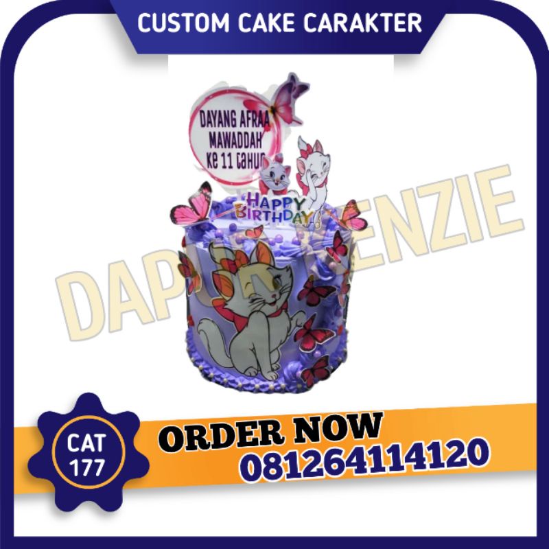 Jual CAKE KUE ULANG TAHUN KARAKTER KUCING | Shopee Indonesia