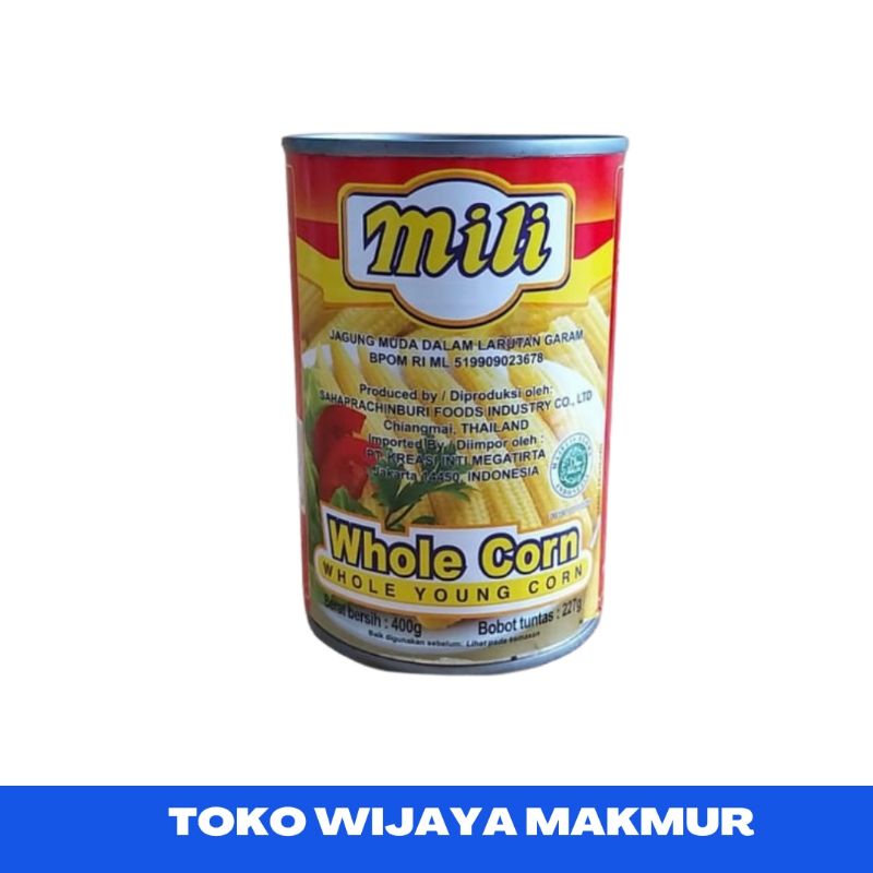 Jual Whole Young Corn / Jagung Muda Mili 400gr | Shopee Indonesia