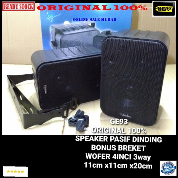 Jual original Speaker gantung spk dinding speaker tembok pasif PASSIVE ori karaoke vocal vokal ...
