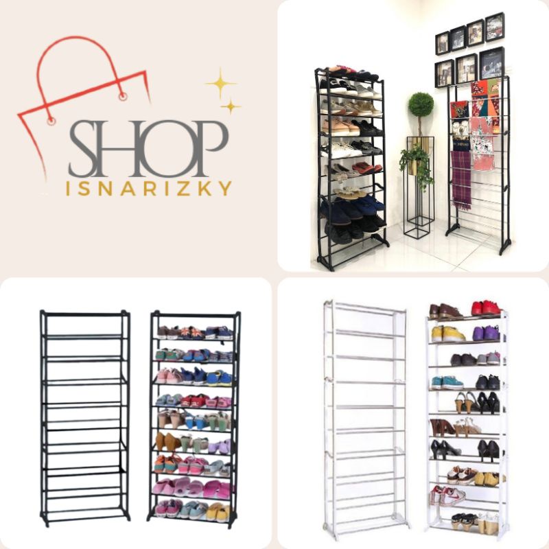 Jual Rak Sepatu Sendal Hijab Susun AMAZING SHOE RACK PORTABLE 10 ...