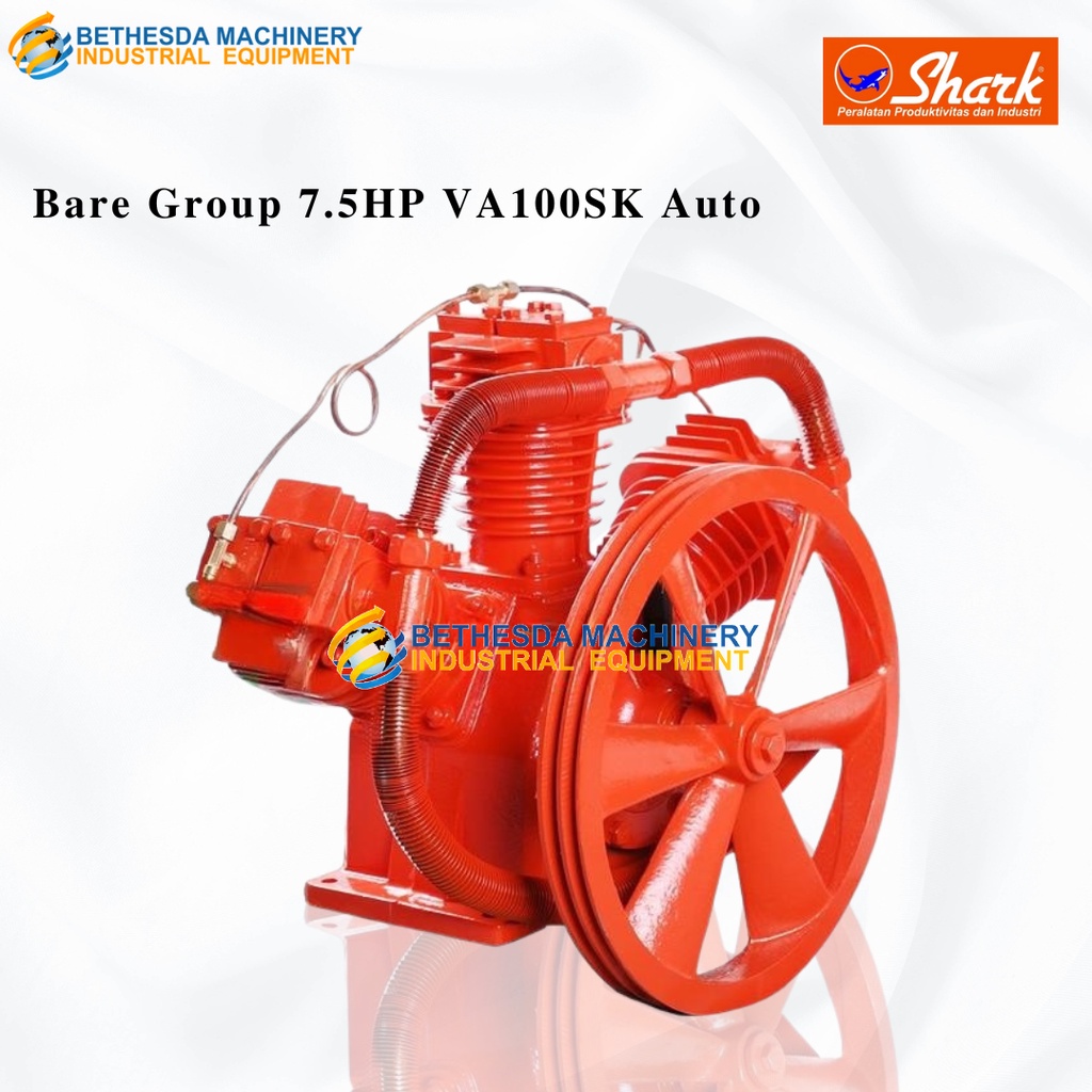 Jual Bare Compressor Shark 7.5 Hp 10 Hp 15 Hp 8 Bar Kepala Kompresor ...