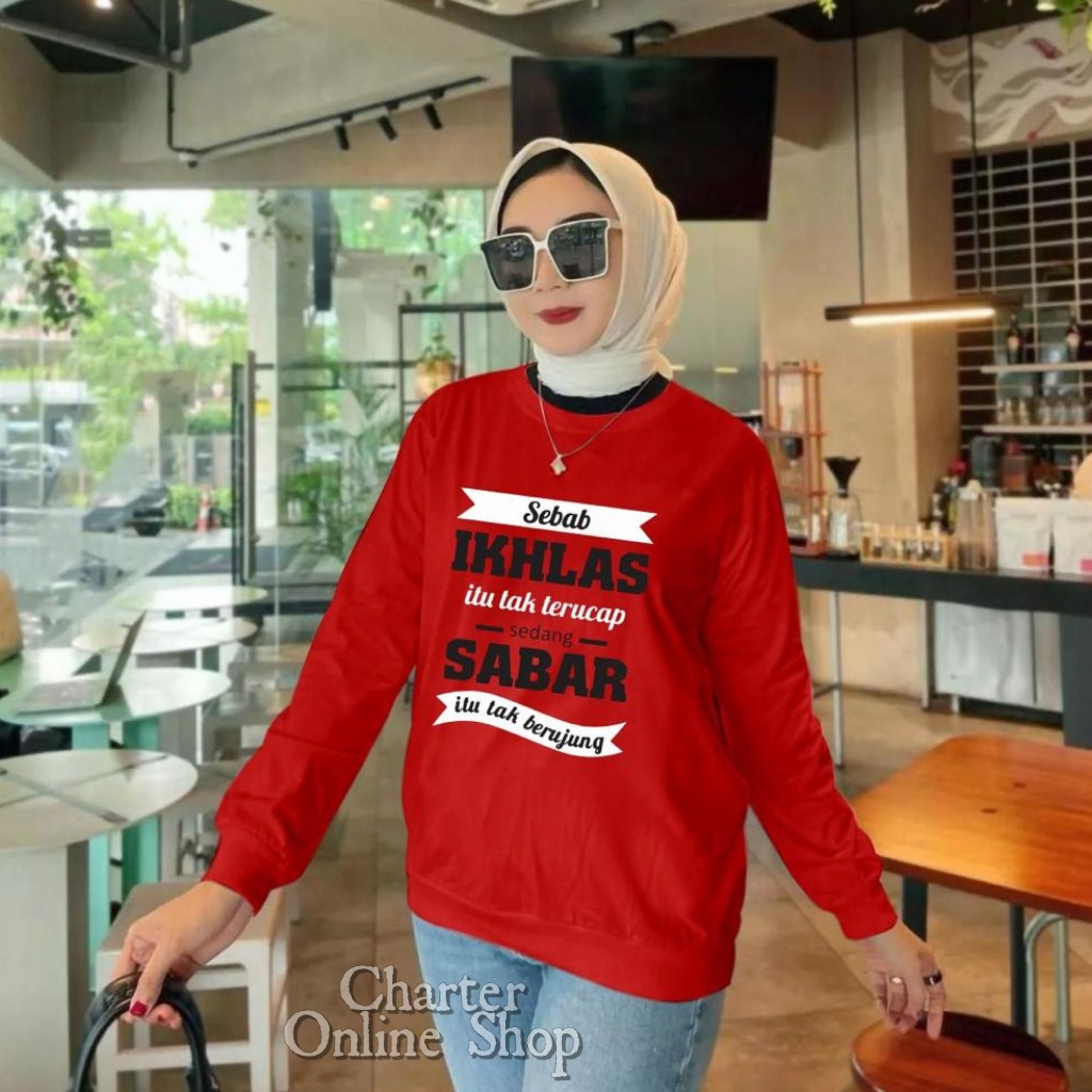 Jual Kaos Lengan Panjang Wanita / Atasan Model Ban Kode A.Ban002 Print ...