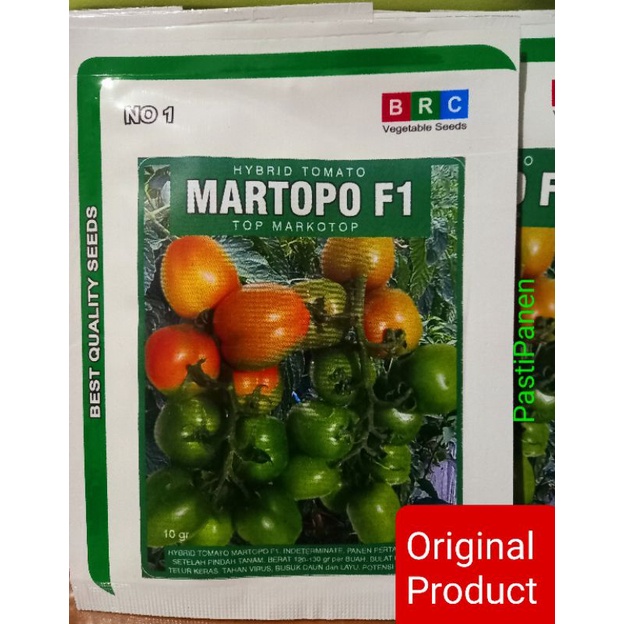 Jual Benih Tomat Buah MARTOPO F1 original 10 gram (isi +_ 4000 butir) produksi tinggi ...