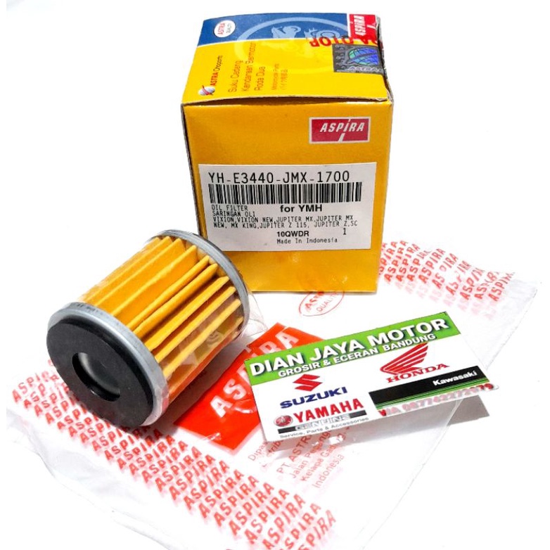 Jual Aspira Filter Oli JUPITER MX BYSON VIXION YH-E3440-JMX-1700 PILTER ...