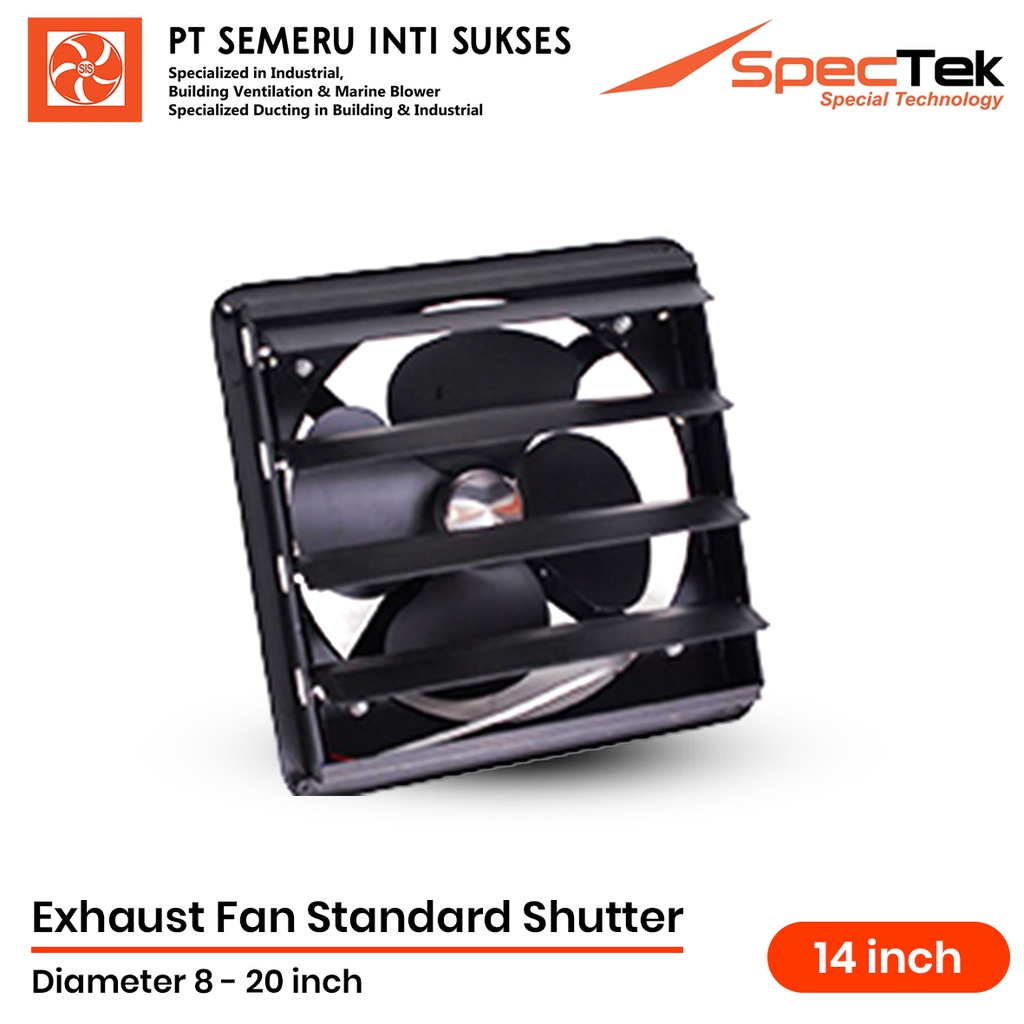Jual EXHAUST FAN STANDARD SHUTTER 14 Inch | Shopee Indonesia