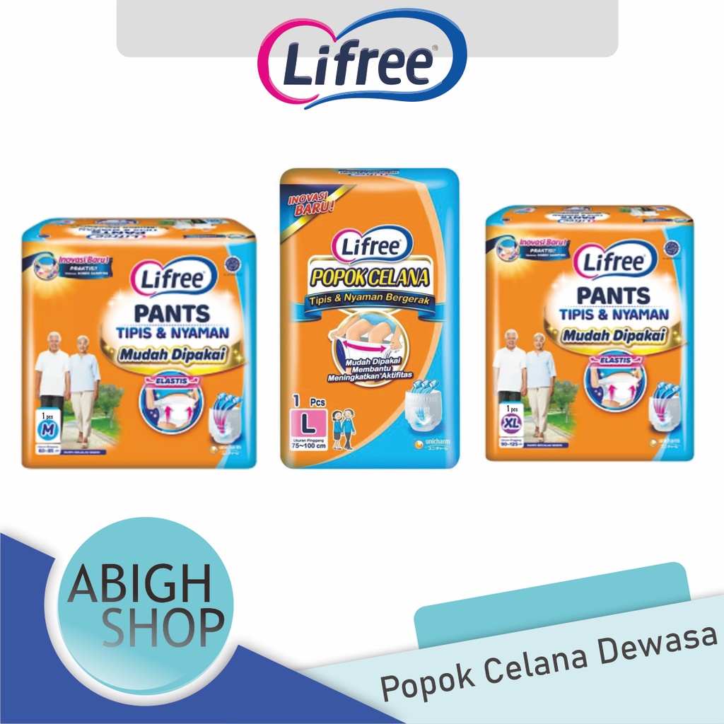 Jual Lifree Popok Dewasa Celana / Perekat M / L / XL / XXL - Popok ... Jual Lifree Popok Dewasa Celana / Perekat M / L / XL / XXL - Popok ...
