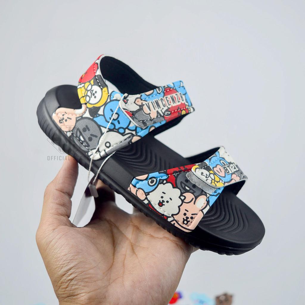 Jual Sandal Anak Vincenz8 Sandal Gunung Anak Laki-Laki Motif BTS Sendal ...