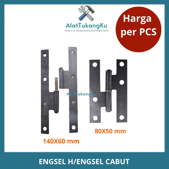Jual Engsel H 80X50 140X60 mm / Engsel Pintu Jendela Copot Cabut Lepas ...
